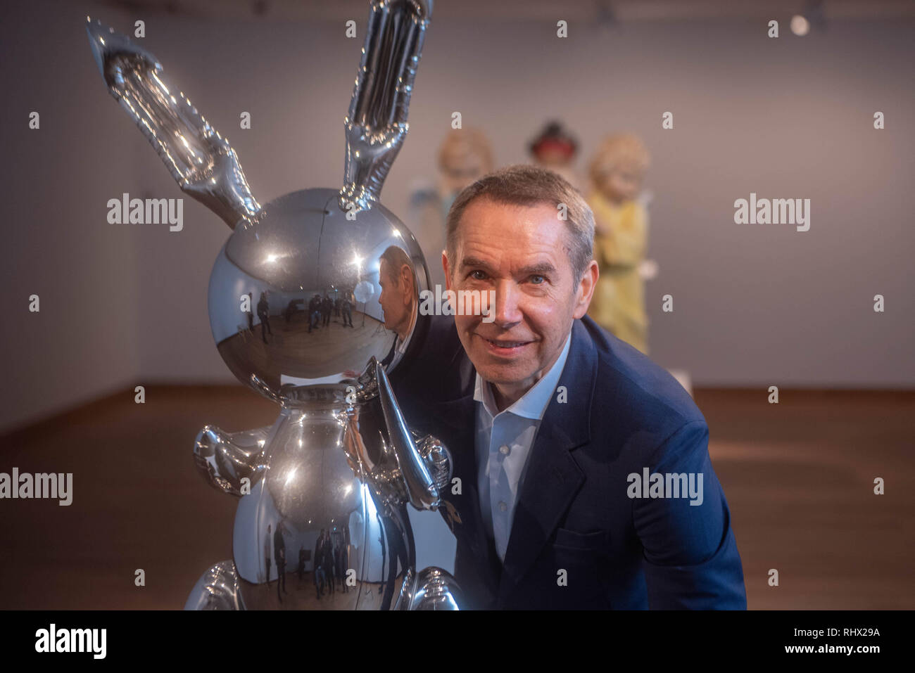Ashmolean Museum, Oxford, UK. 4th Feb 2019. Artist Jeff Koons at the ...
