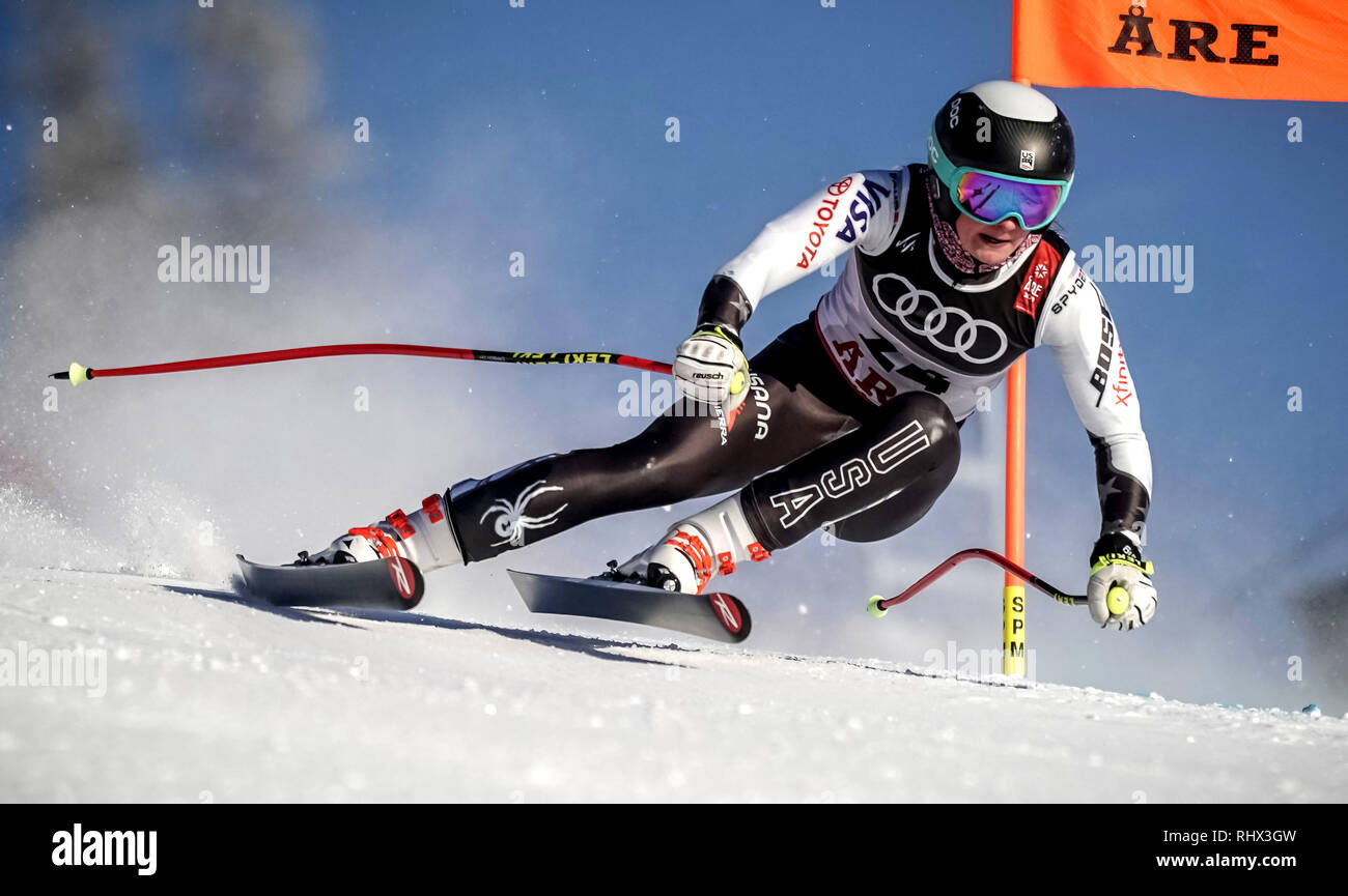 Are, Sweden. 04th Feb, 2019. Alpine skiing, World Cup, training ...