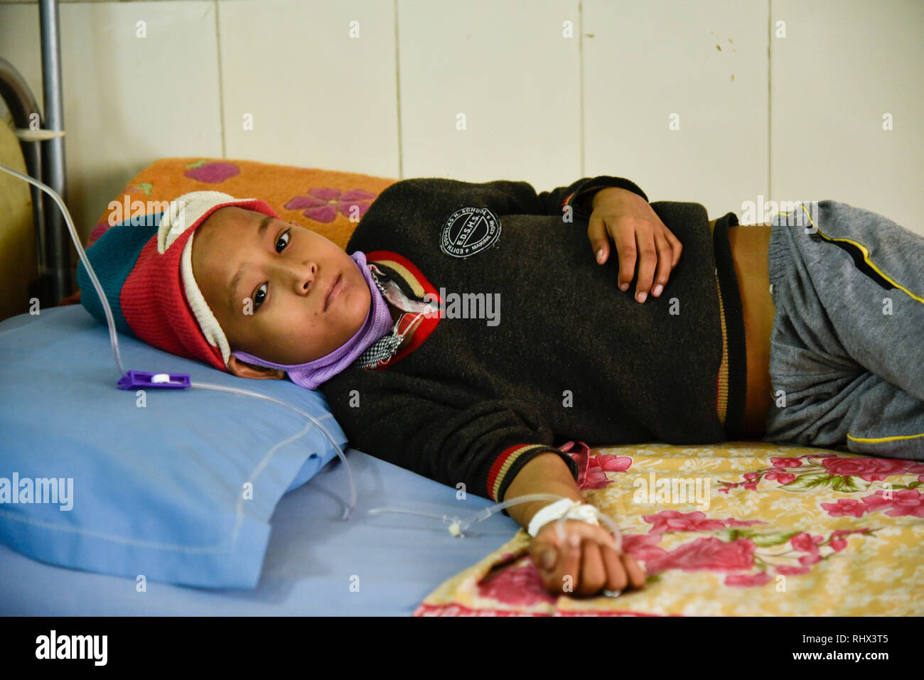 Children With Cancer In Hospital