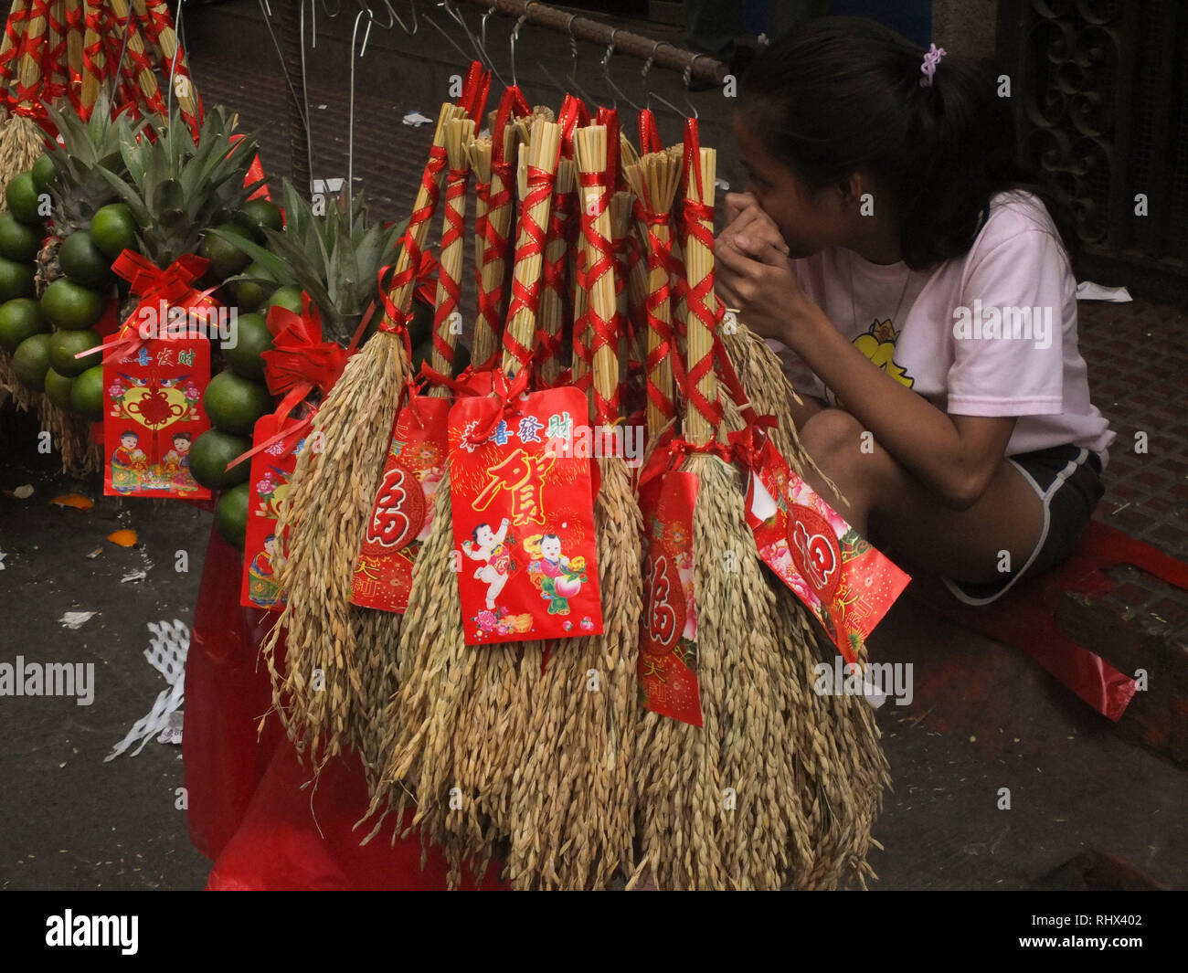 Manila, Philippines. 25th Apr, 2012. Rice grains seen at Chinatown's ...