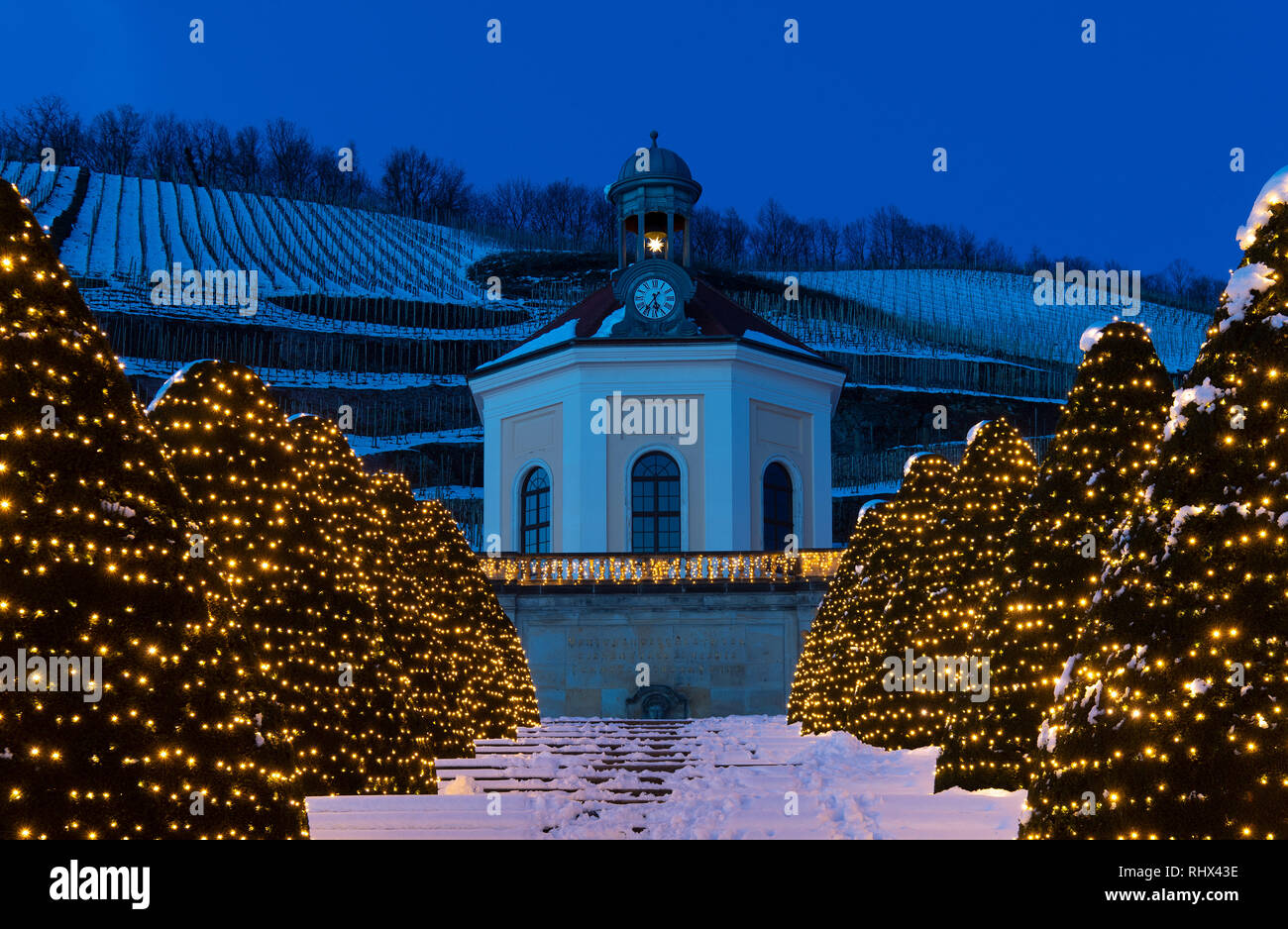 Belvedere Castle Wackerbarth Radebeul Germany Stock Photos & Belvedere ...