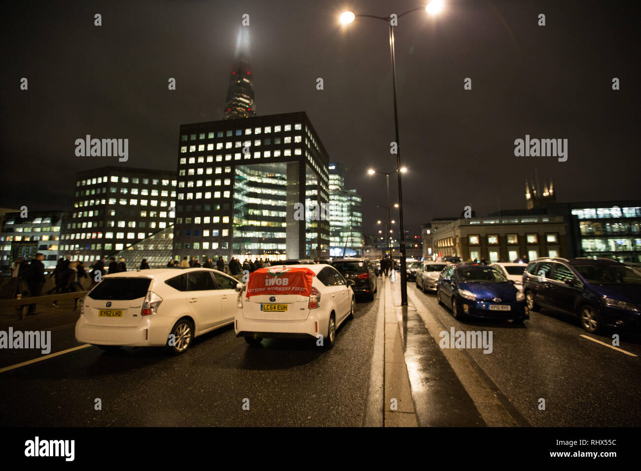 City congestion charge protest hi-res stock photography and images - Alamy