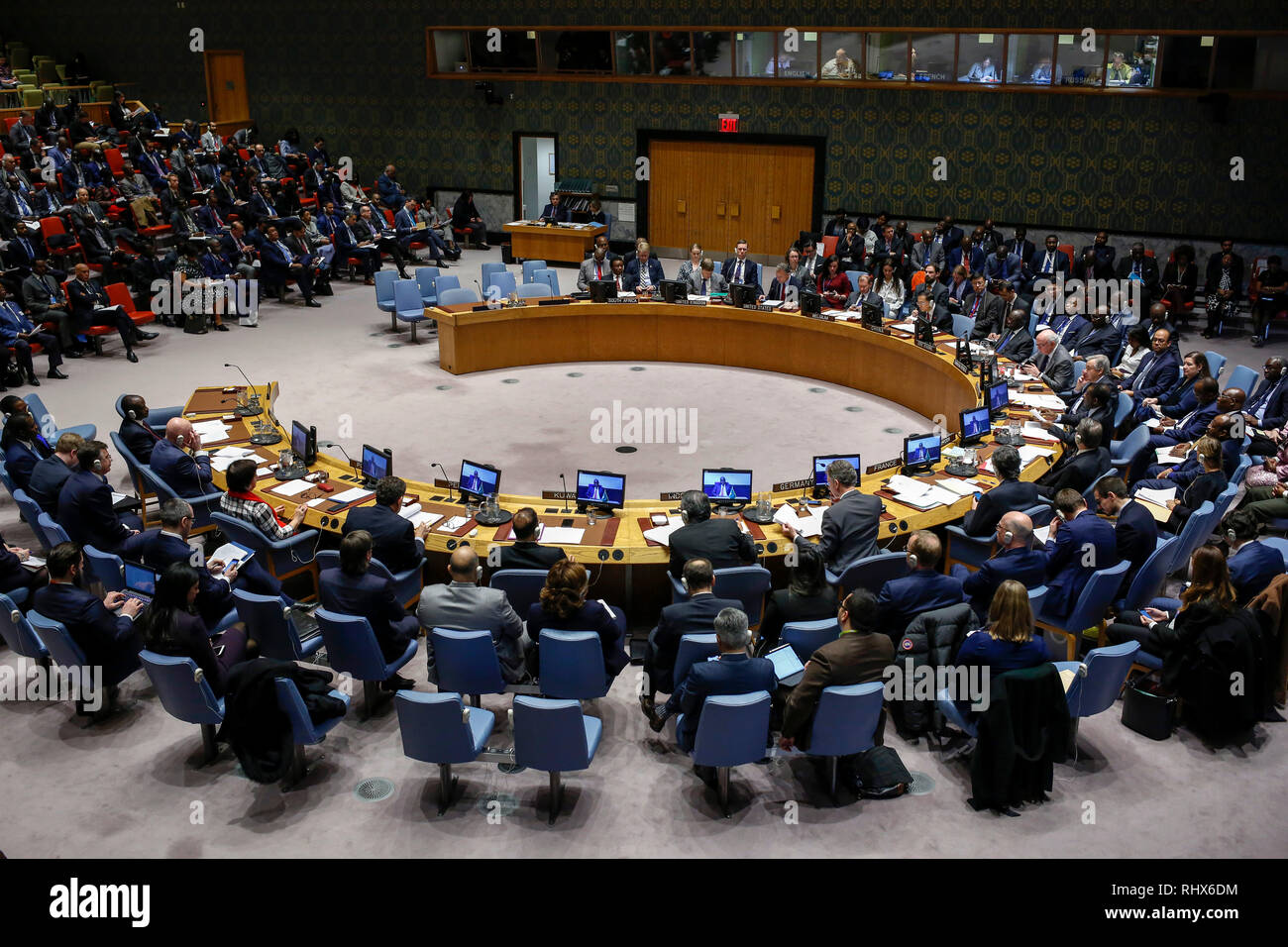 United Nations. 4th Feb, 2019. Photo taken on Feb. 4, 2019 shows the ...