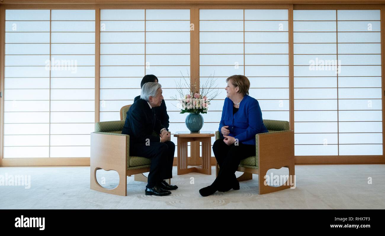 Tokyo, Japan. 05th Feb, 2019. Chancellor Angela Merkel (CDU) is ...