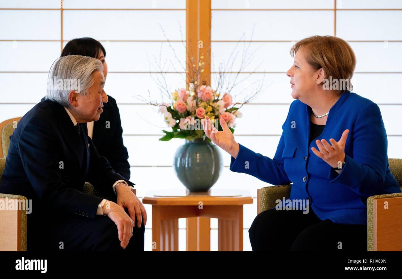 Tokyo, Japan. 05th Feb, 2019. Chancellor Angela Merkel (CDU) is ...