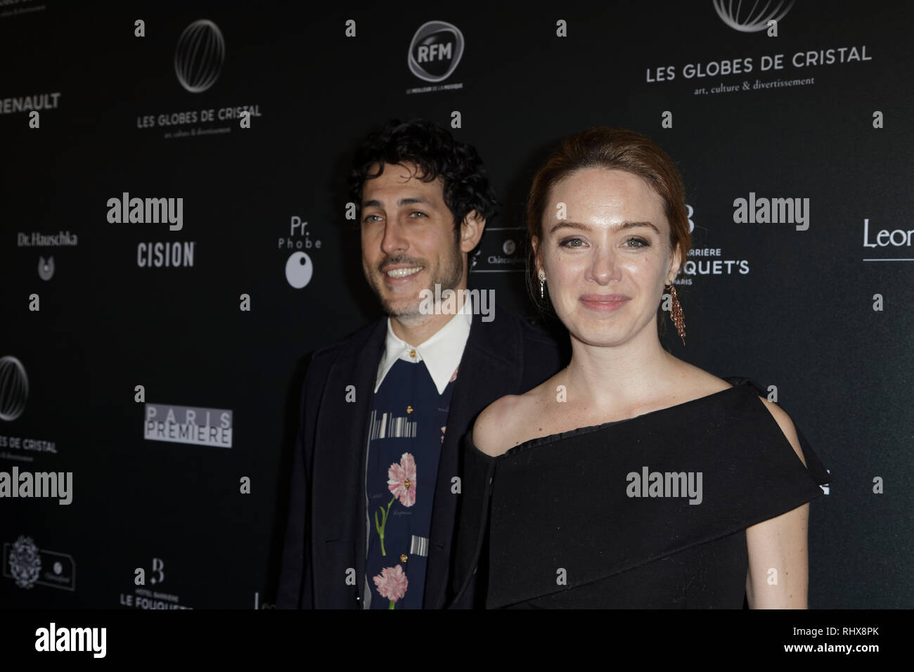 Paris, France. 4th Feb, 2019. Laetitia Dosch and her guest attend the ...