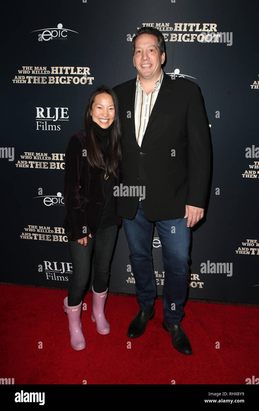 Hollywood, Ca. 4th Feb, 2019. Patrick Ewald, Sarah Gilliland, at RLJE ...