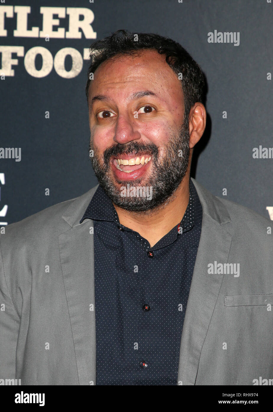 Hollywood, Ca. 4th Feb, 2019. Rizwan Manji, at RLJE Films' "The Man Who ...