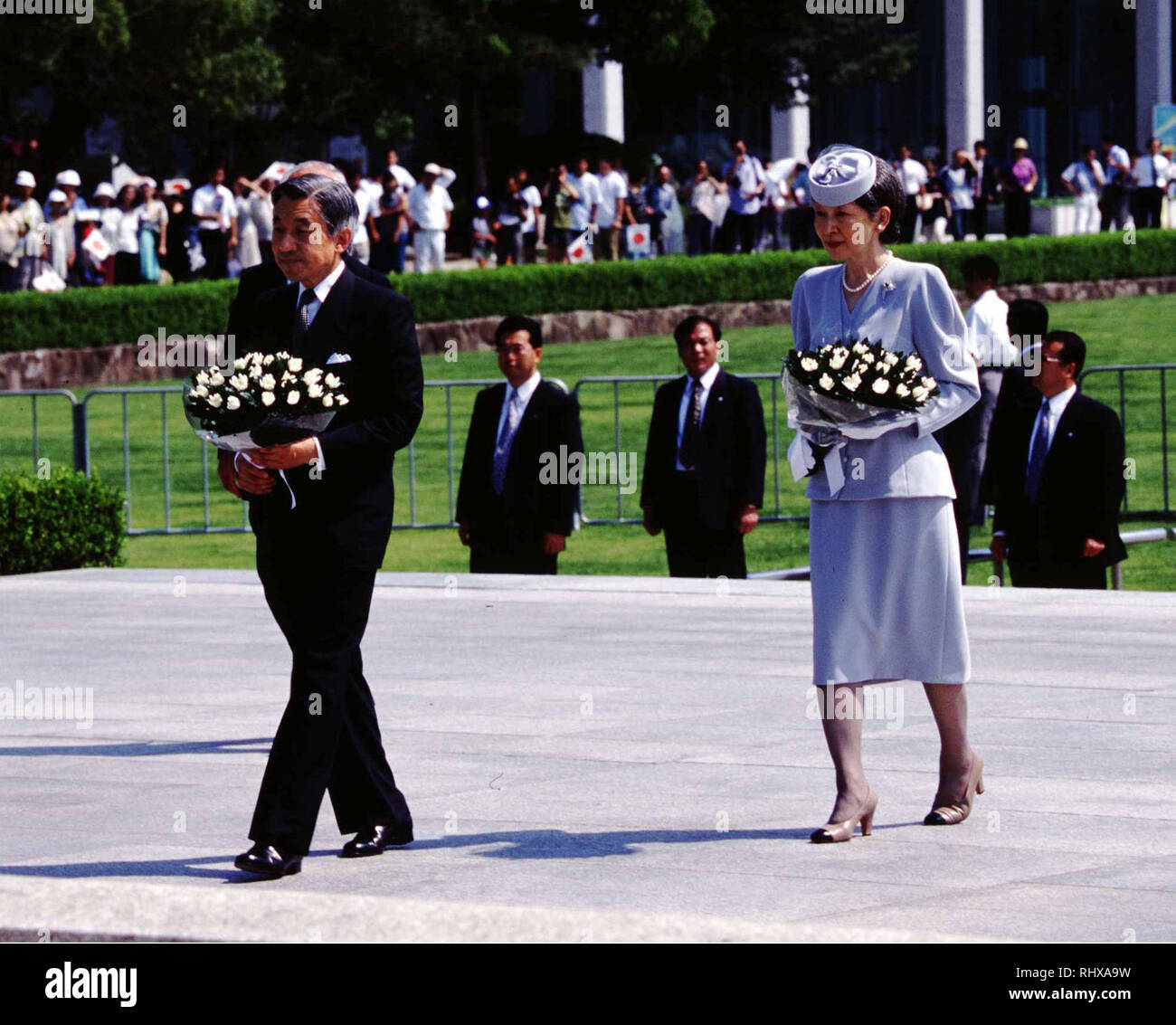 Hiroshima Peace Park. 27th July, 1995. Japan, Hiroshima, July 27, 1995 ...
