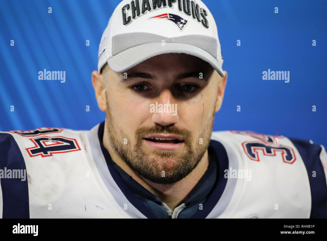 Rex burkhead super bowl hi-res stock photography and images - Alamy