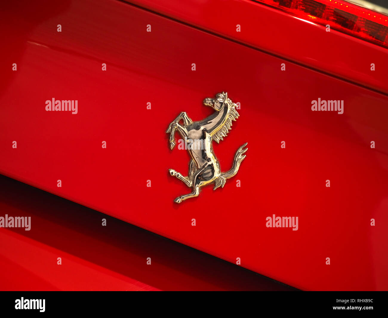 Ferrari car showroom hi-res stock photography and images - Alamy