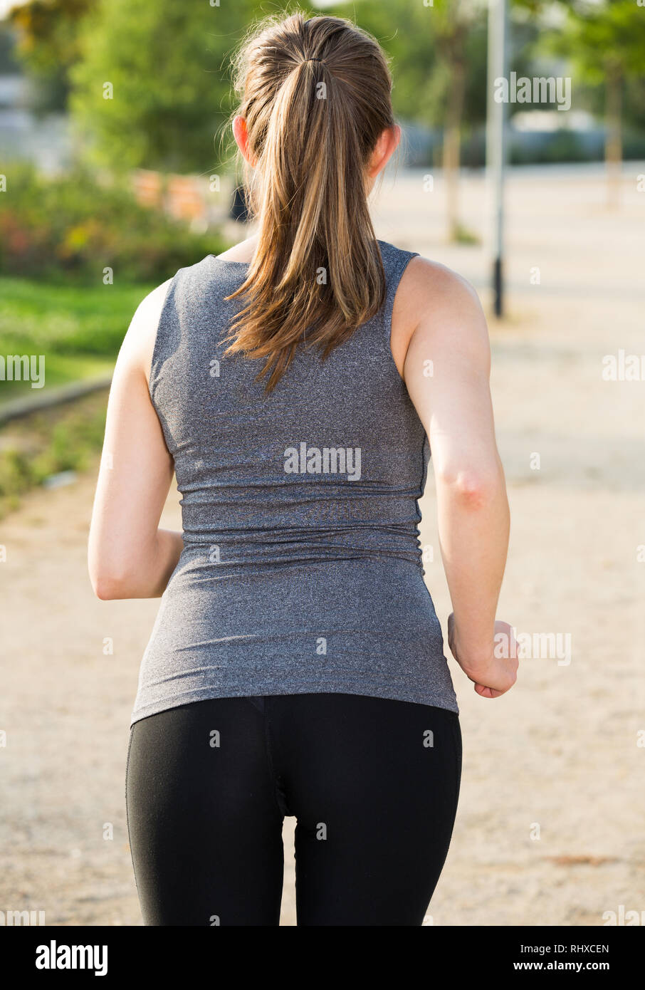 Greek running woman hi-res stock photography and images - Alamy