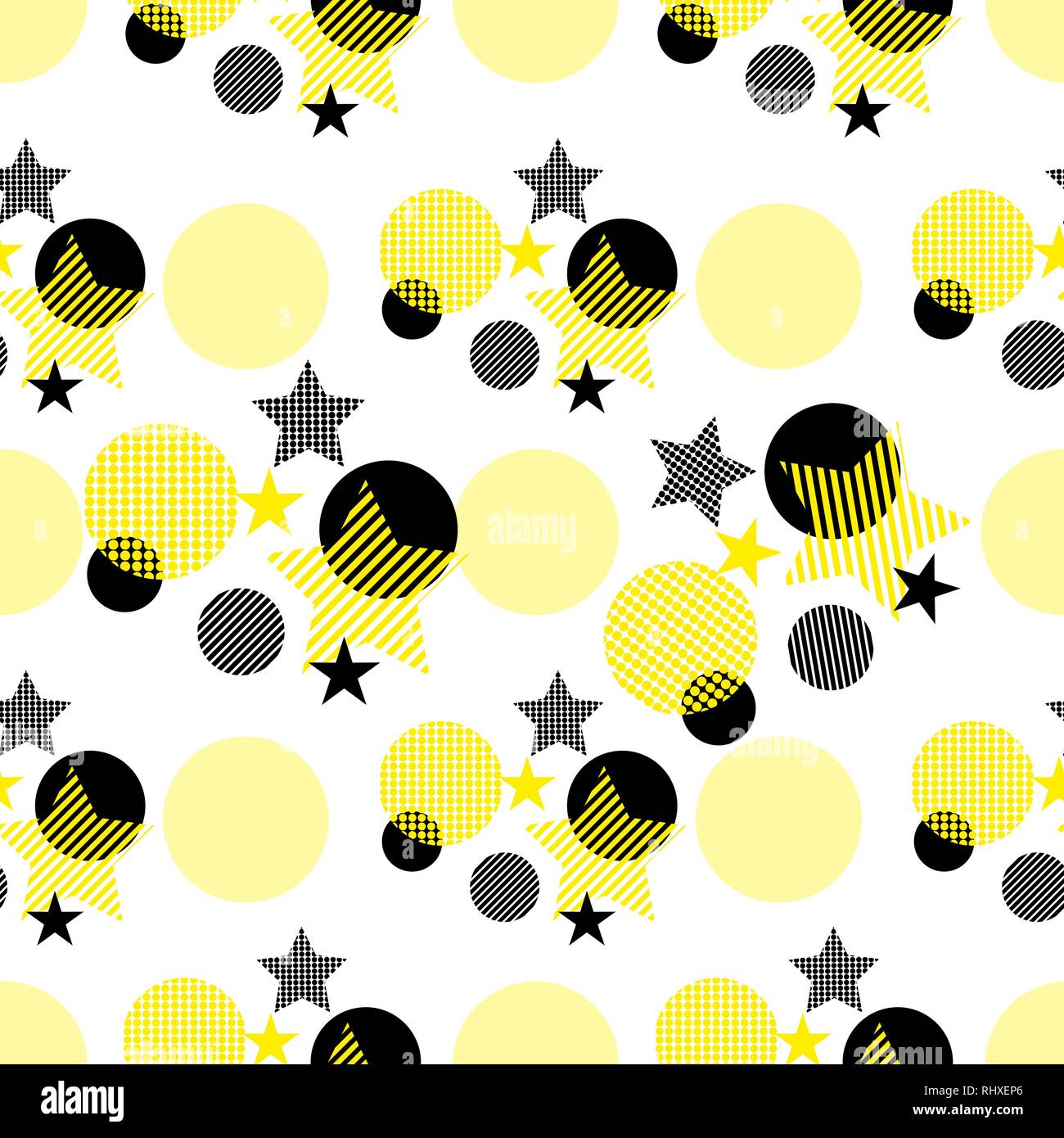 seamless dots modern pattern. white background geometry circle color ...