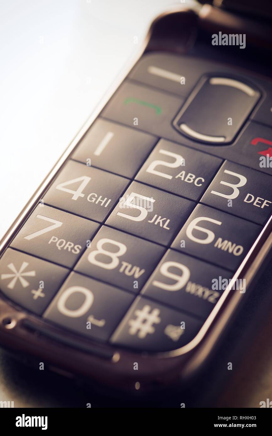 Big keypad mobile hi-res stock photography and images - Alamy