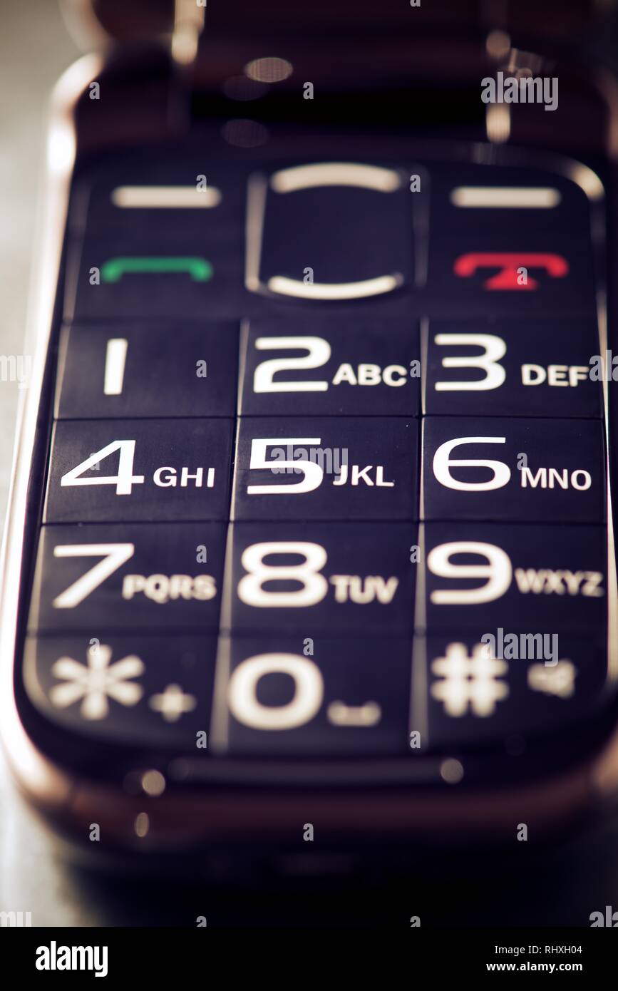Big keypad phone hi-res stock photography and images - Alamy