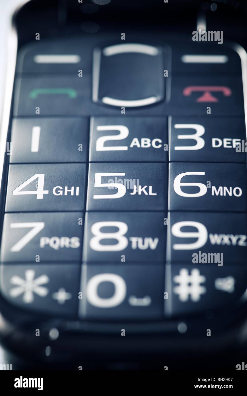 Big keypad phone hi-res stock photography and images - Alamy