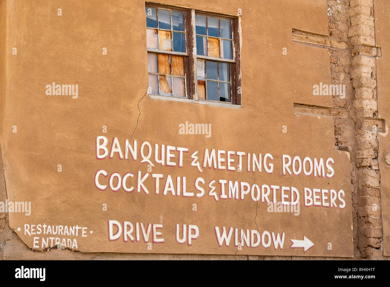 Old restaurant in new mexico hi-res stock photography and images - Alamy