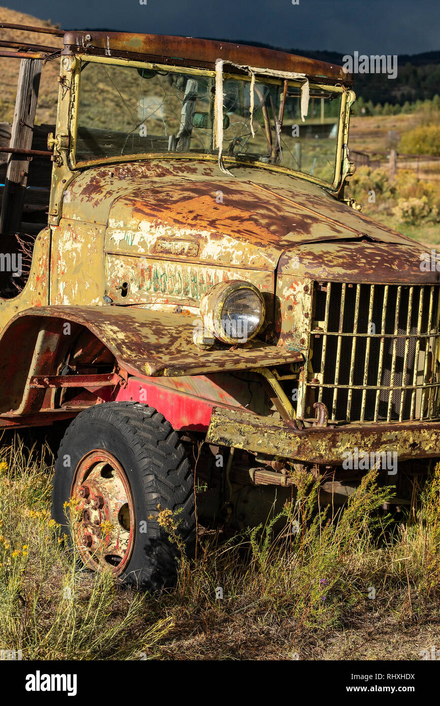 Old rusting dodge hi-res stock photography and images - Alamy