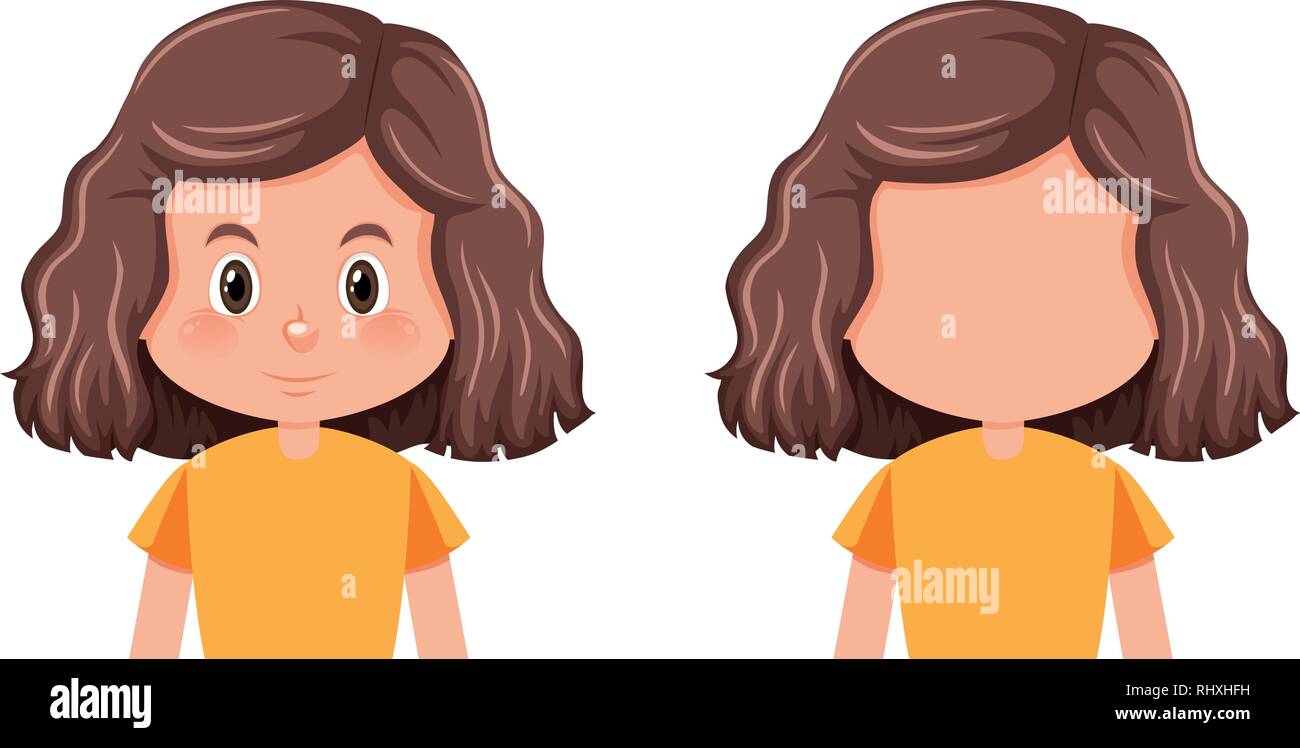 Set of female character illustration Stock Vector Image & Art - Alamy