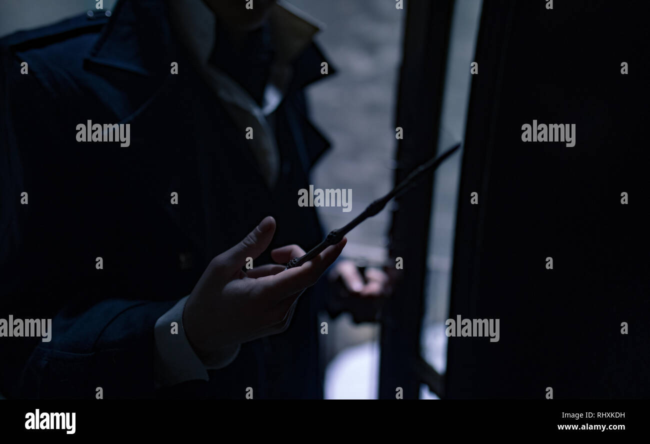 Sorcerer wand hi-res stock photography and images - Alamy