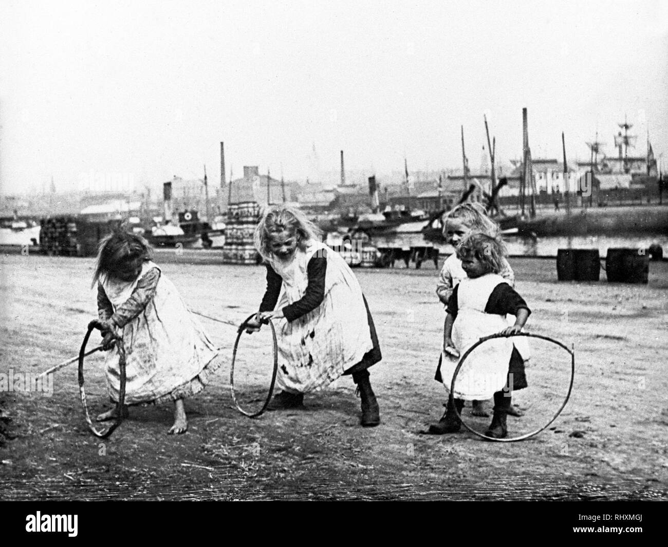 Children vintage Black and White Stock Photos & Images - Alamy