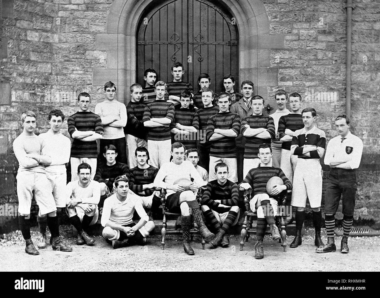 Rugby at Giggleswick School Stock Photo - Alamy