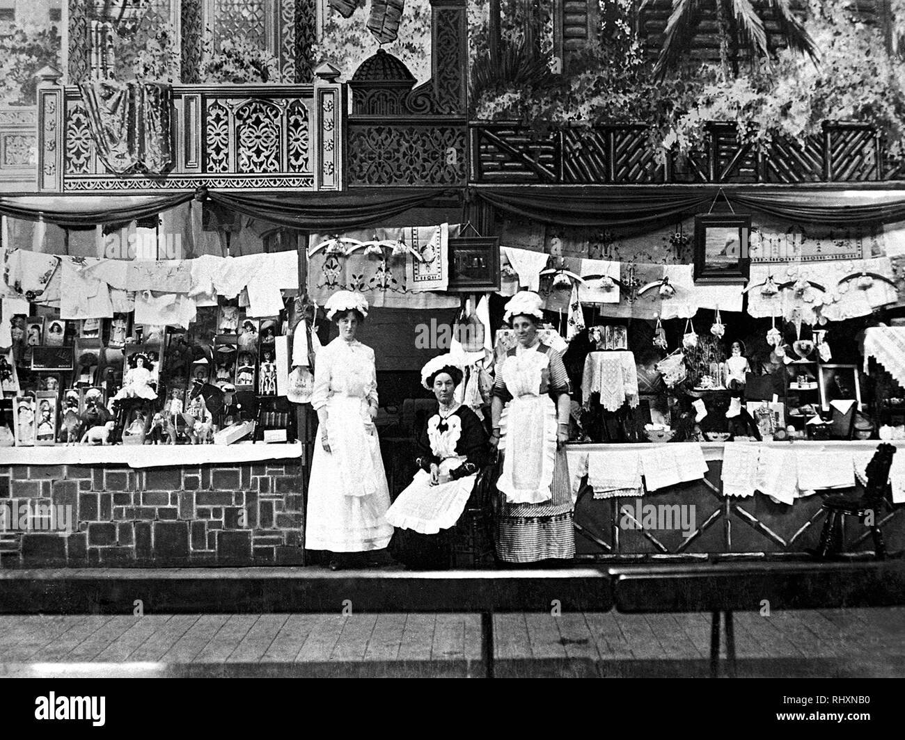 Vintage haberdashery Black and White Stock Photos & Images - Alamy