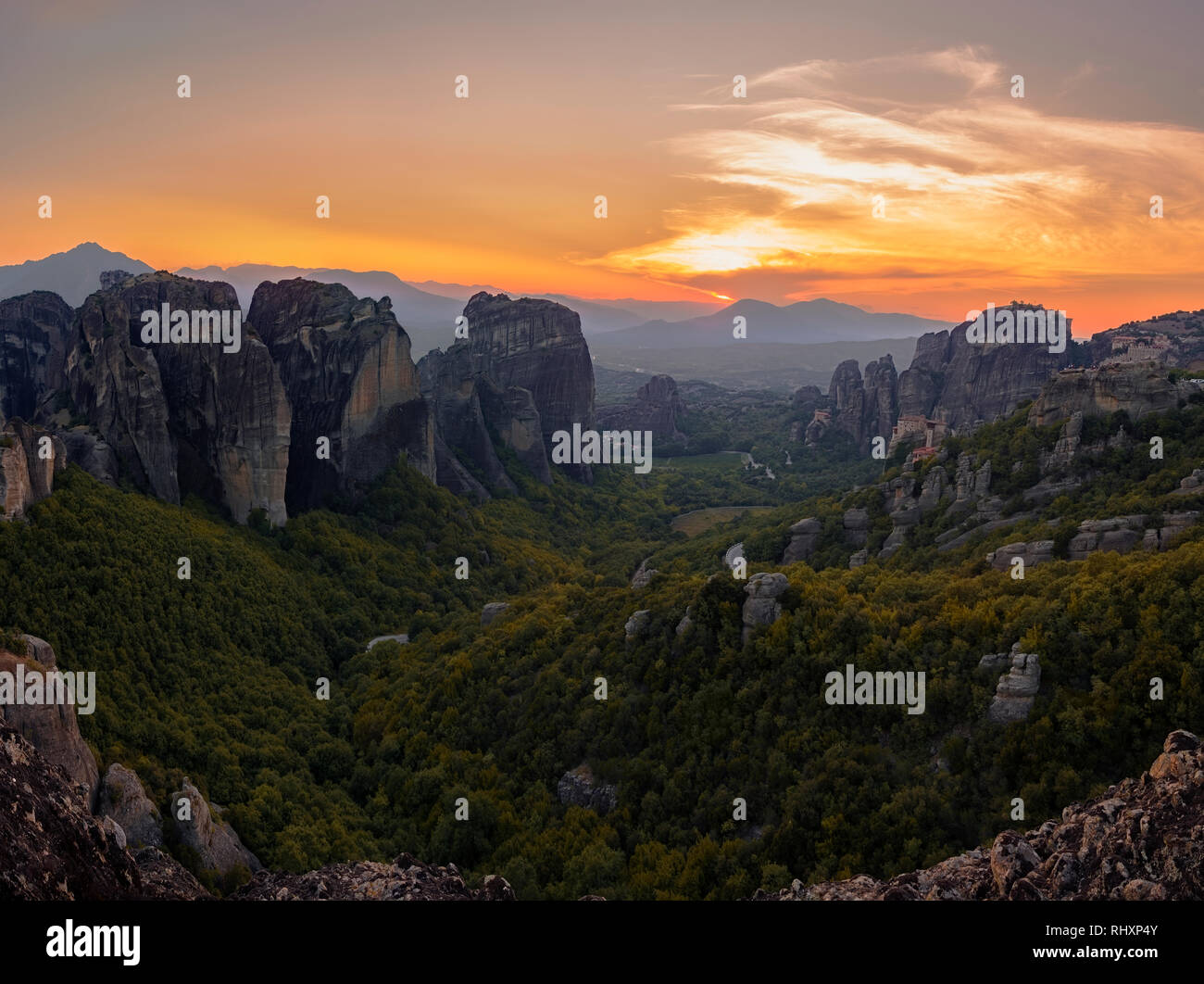Meteora are rock formations hosting complexes of Orthodox Christian ...