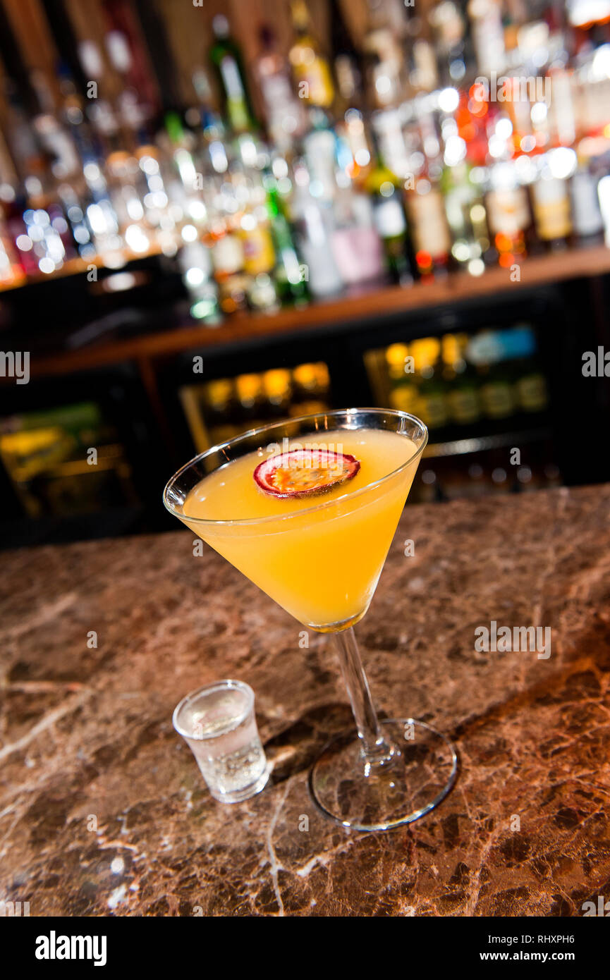 Views of a public bar, cocktail bar, whiskey bar. Lenny Warren / Warren ...