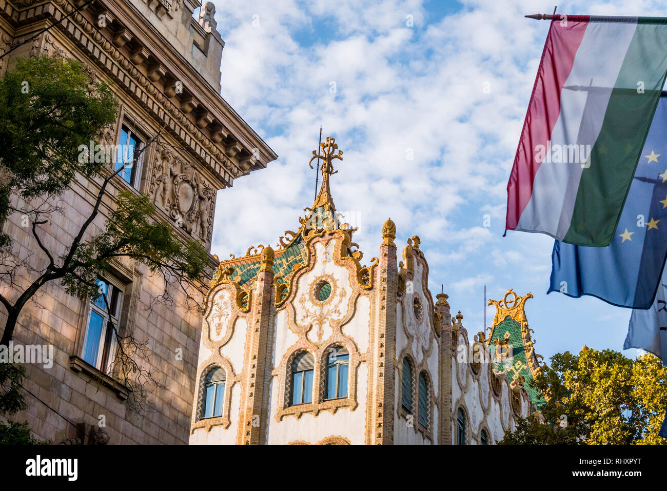 Budapest and hungarian flag hi-res stock photography and images - Alamy