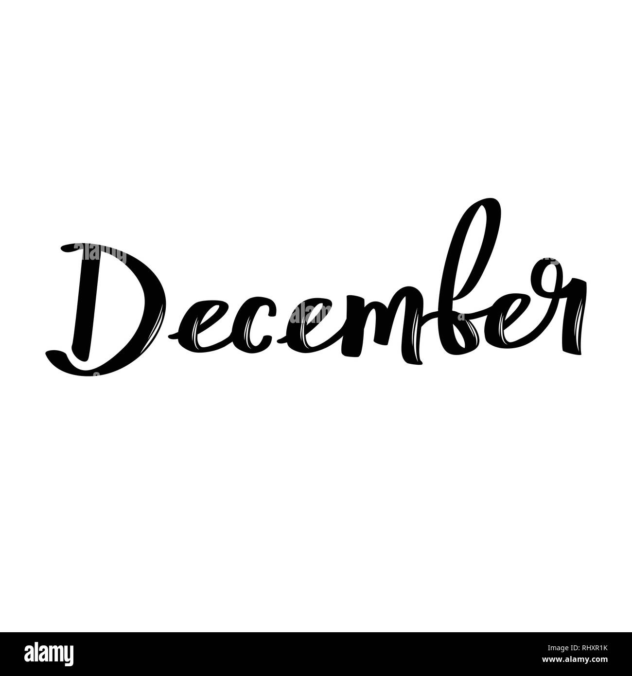 Handwritten calligraphic word november Cut Out Stock Images & Pictures ...