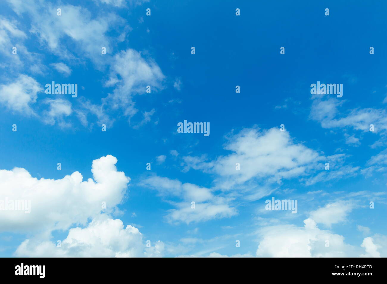 Beautiful blue Sky with Clouds nature background Stock Photo - Alamy
