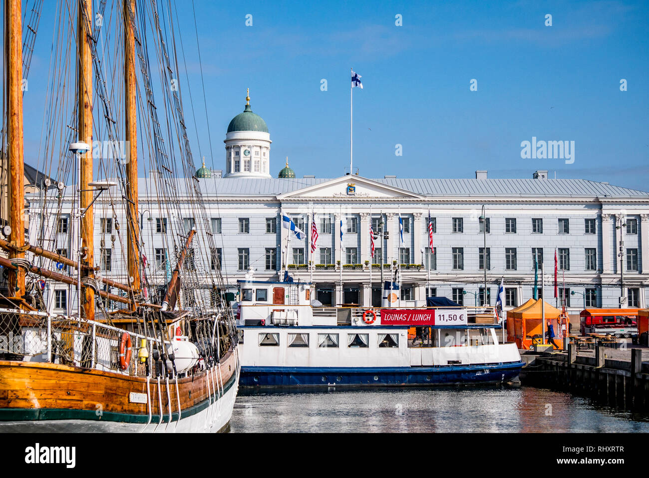 view on South Harbour Helsinki Stock Photo - Alamy