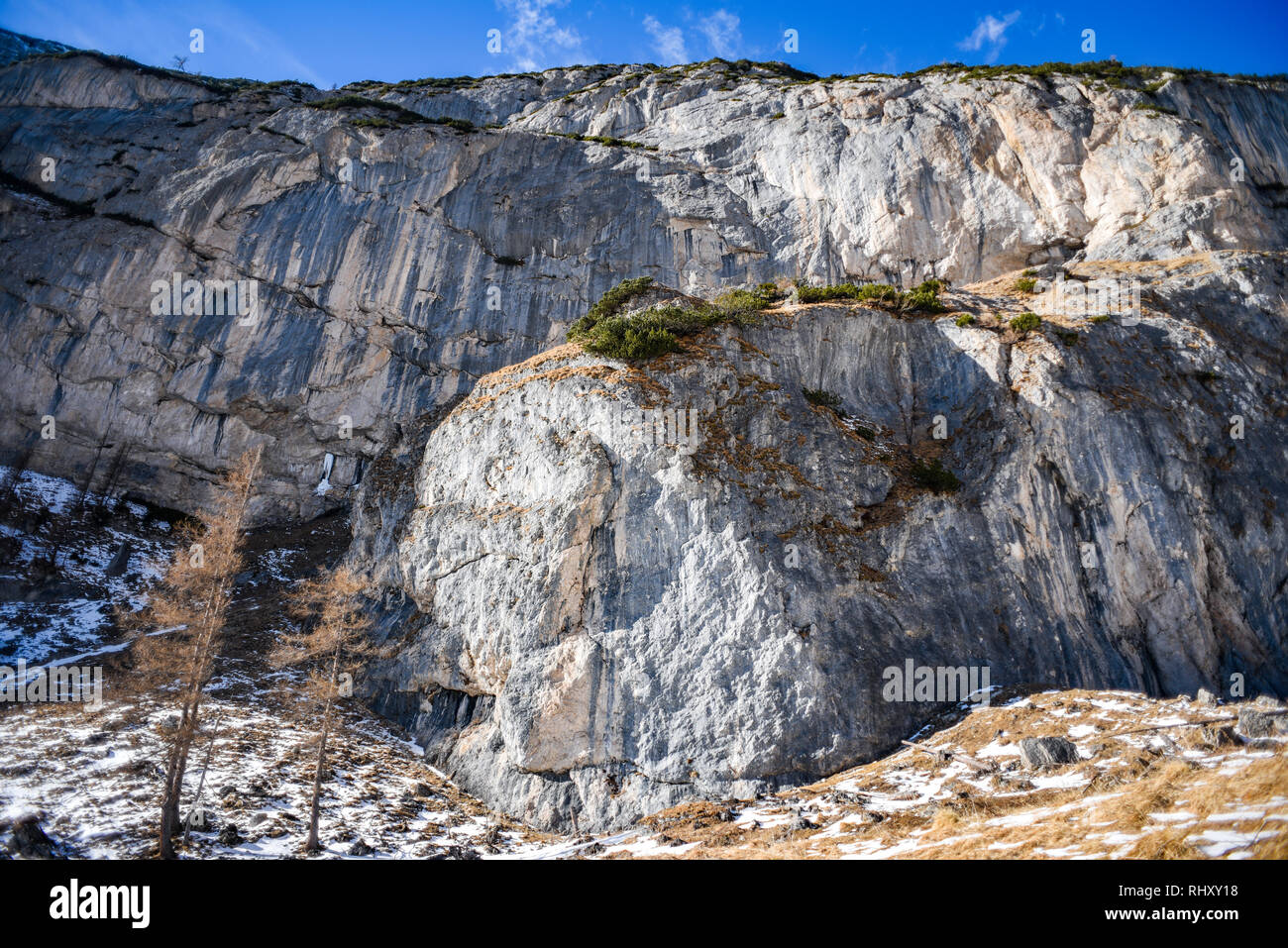A solid rock in the Italian Dolomites Stock Photo - Alamy
