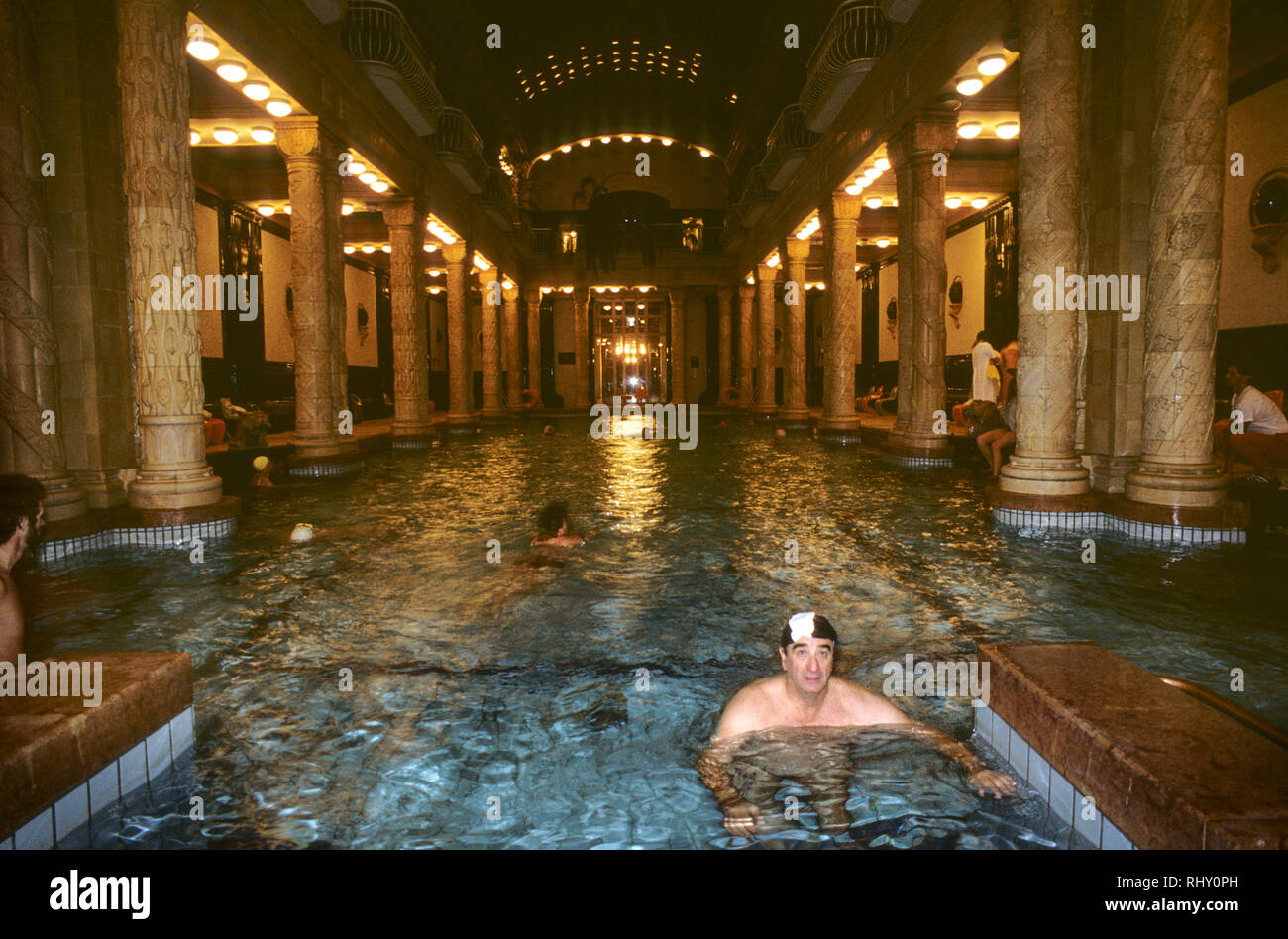 GELLERT THERMAL BATH Budapest Hungary part of the Hotel Gellert in Buda ...