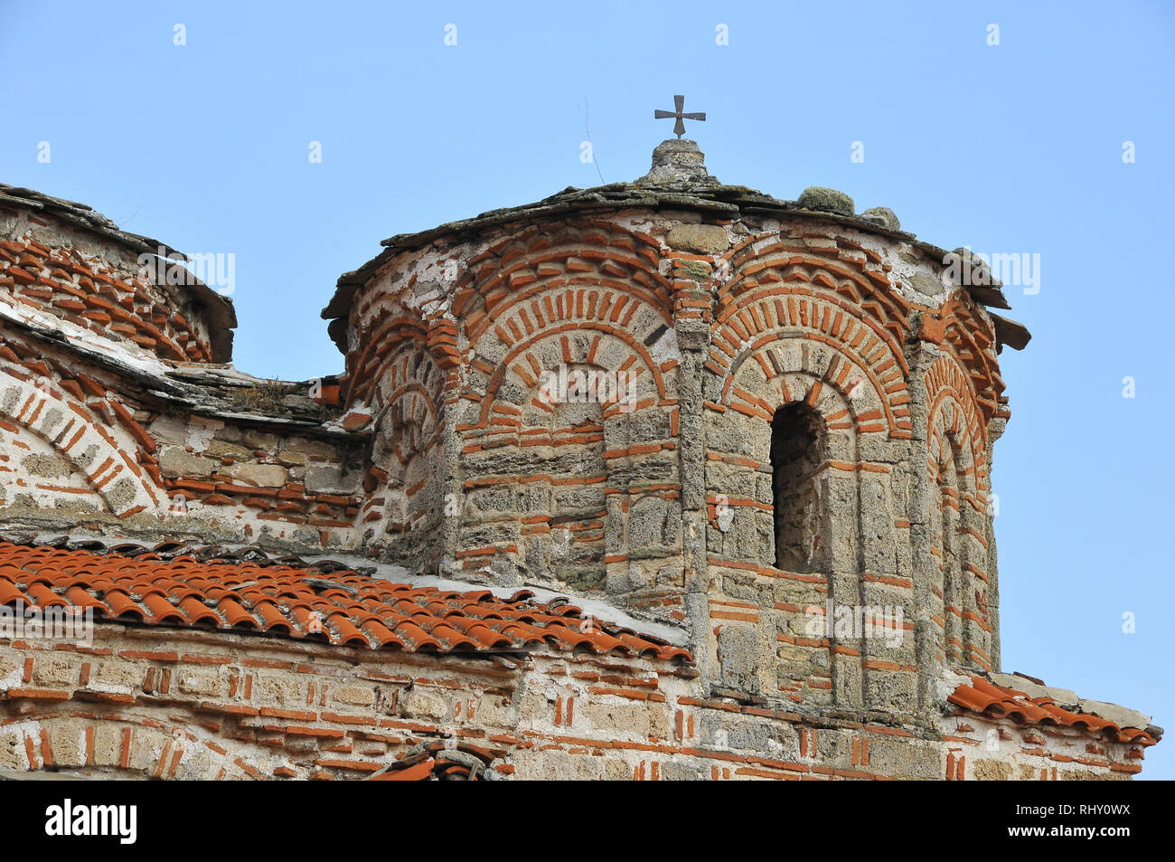 The Treskavec monastery on Mount Zlato (Zlatovrv) outside the town of ...