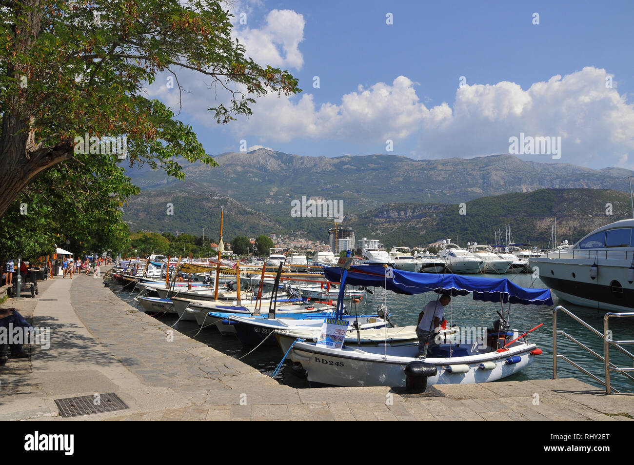 Budva, Montenegro, Europe, port Stock Photo - Alamy