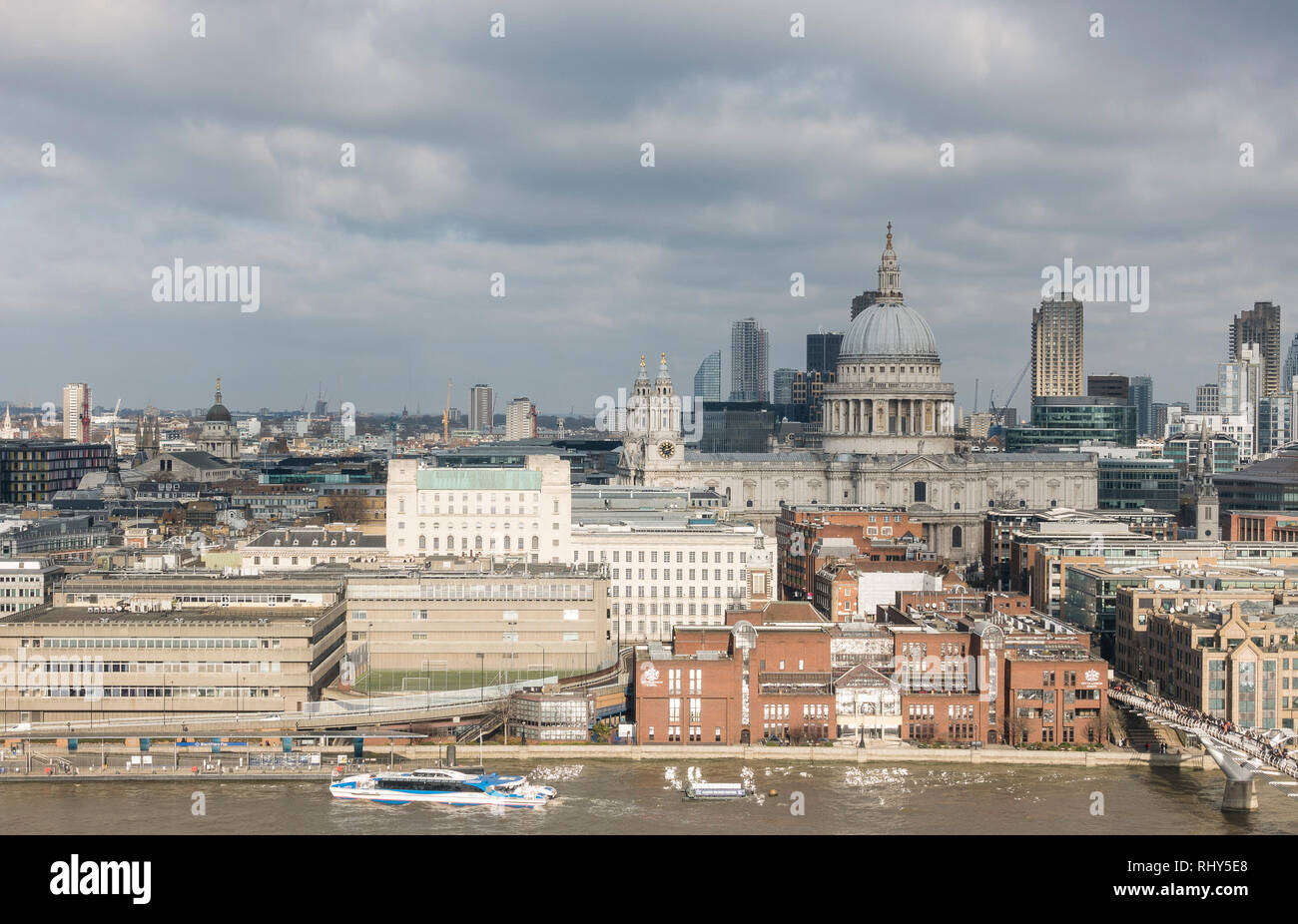 View of London Skyline Stock Photo - Alamy