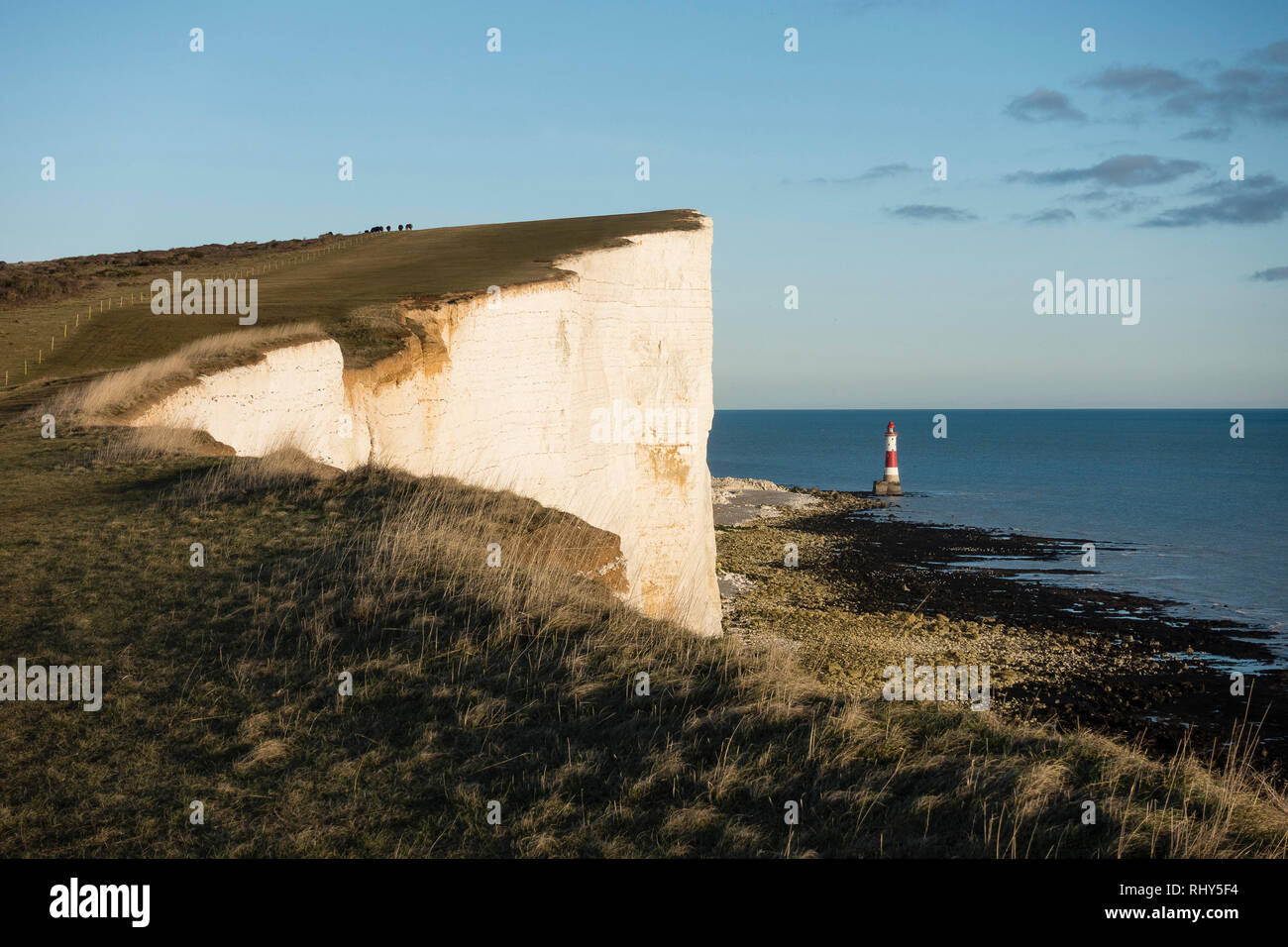 Beachy head cliff winter hi-res stock photography and images - Alamy