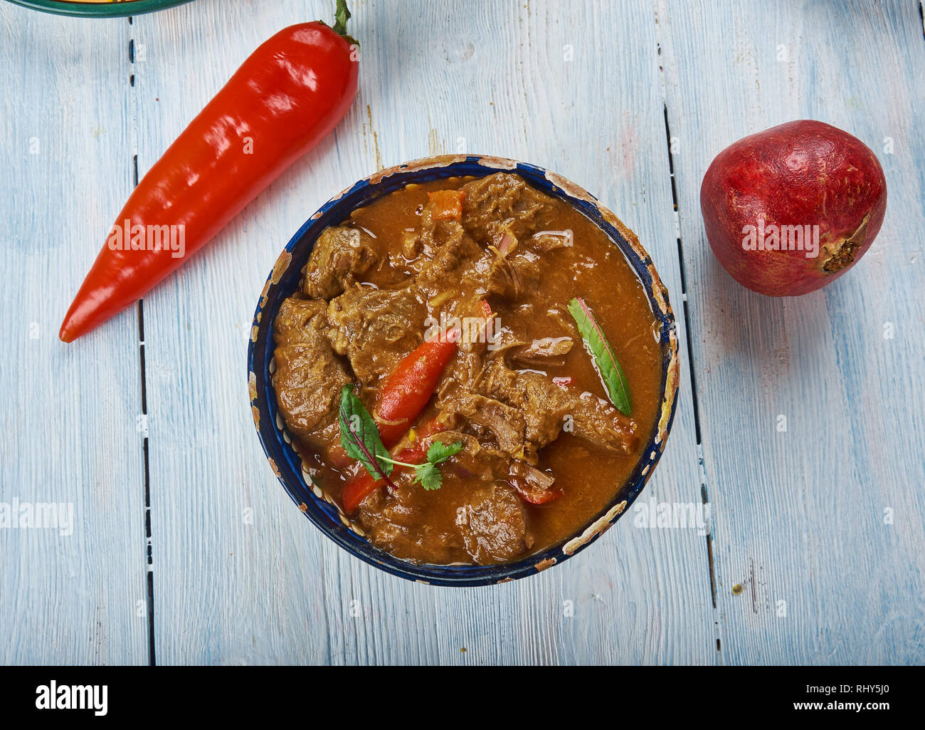 Dum Pukht Gosht - slow-cooked Afghani mutton Stock Photo - Alamy