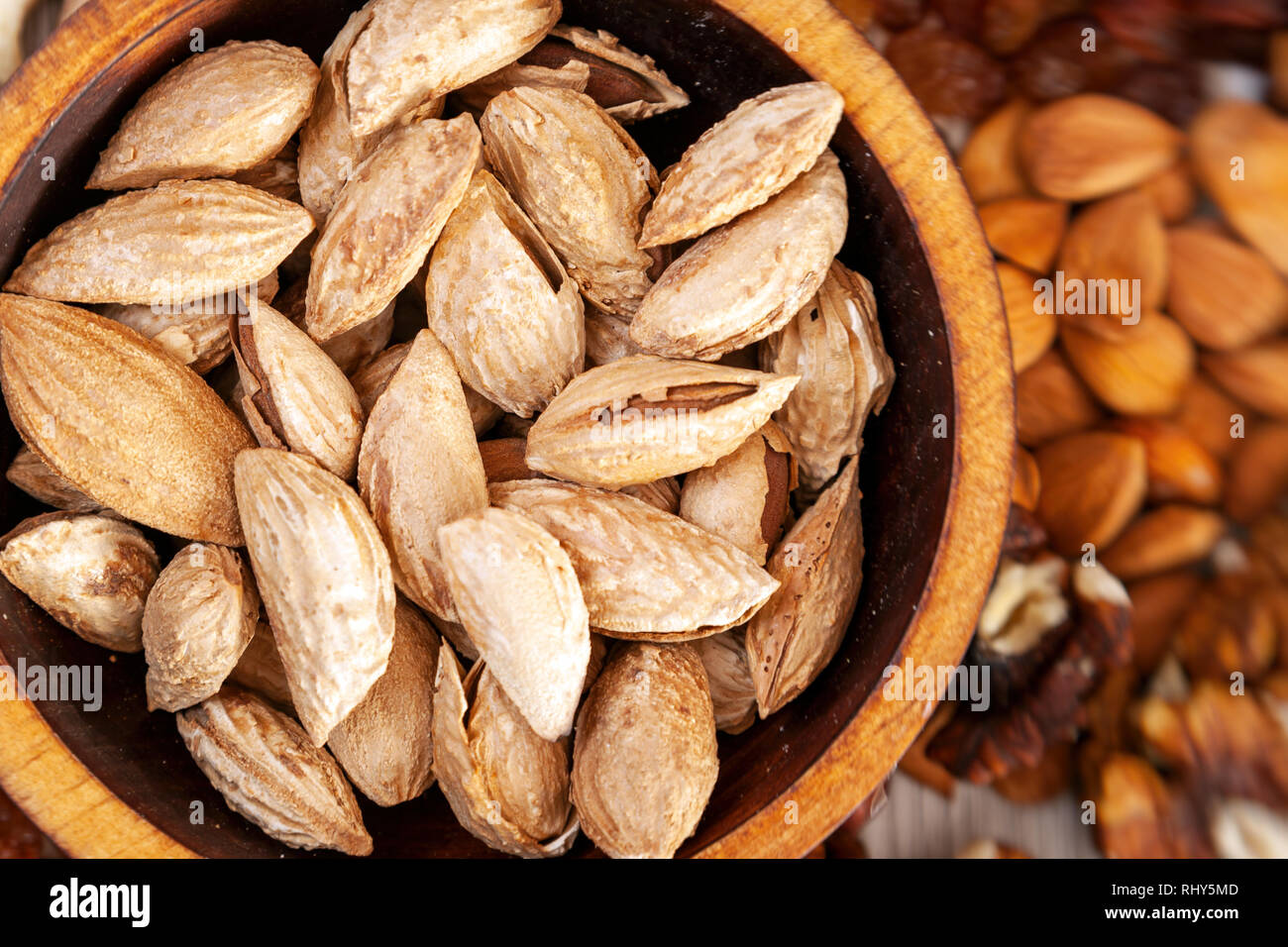 Single blanched almond seed hi-res stock photography and images - Alamy