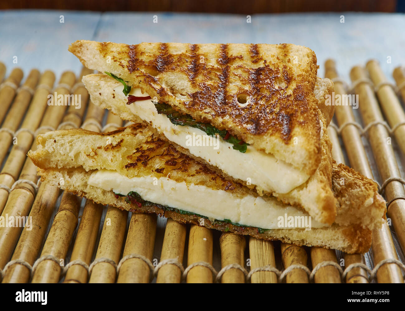 Grilled Paneer Sandwich indian style close up Stock Photo - Alamy