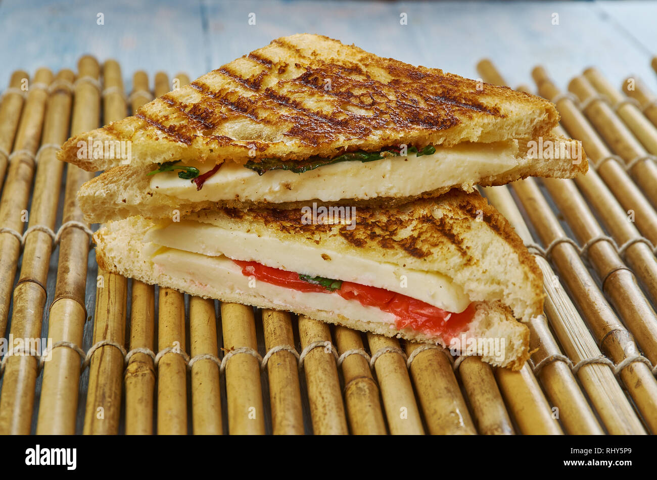 Grilled Paneer Sandwich indian style close up Stock Photo - Alamy