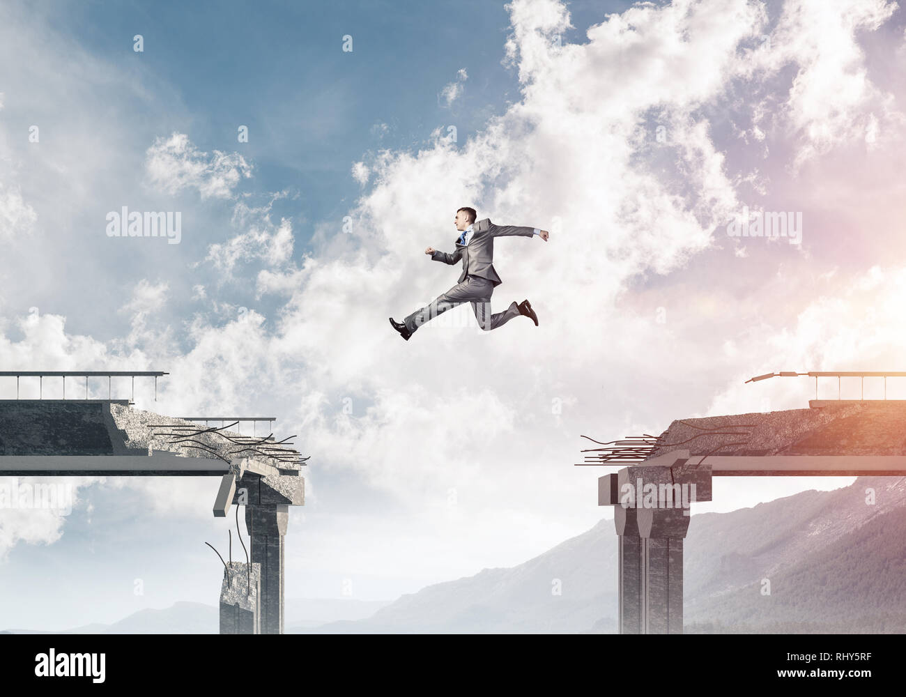 Problems and difficulties overcoming concept Stock Photo - Alamy
