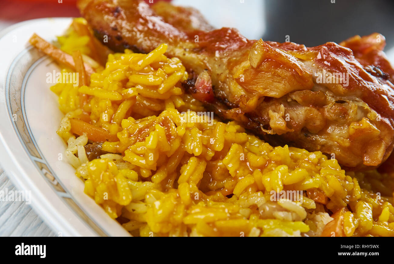 Bukhari Rice, Arabic as Ruz al Bukhari, aromatic and flavorful Middle ...