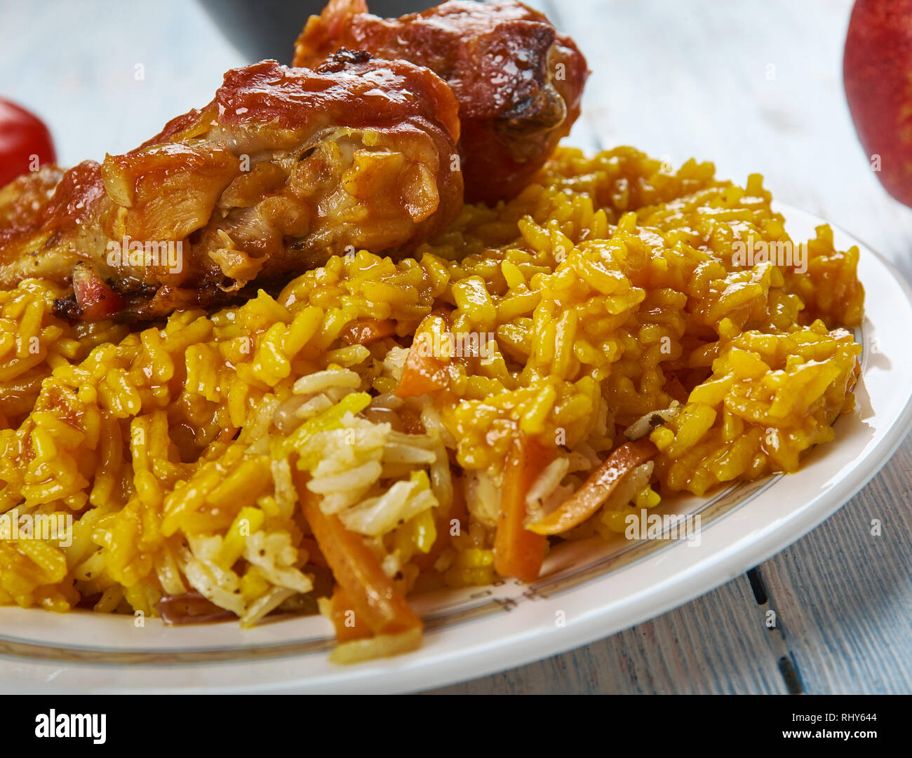 Bukhari Rice, Arabic as Ruz al Bukhari, aromatic and flavorful Middle ...