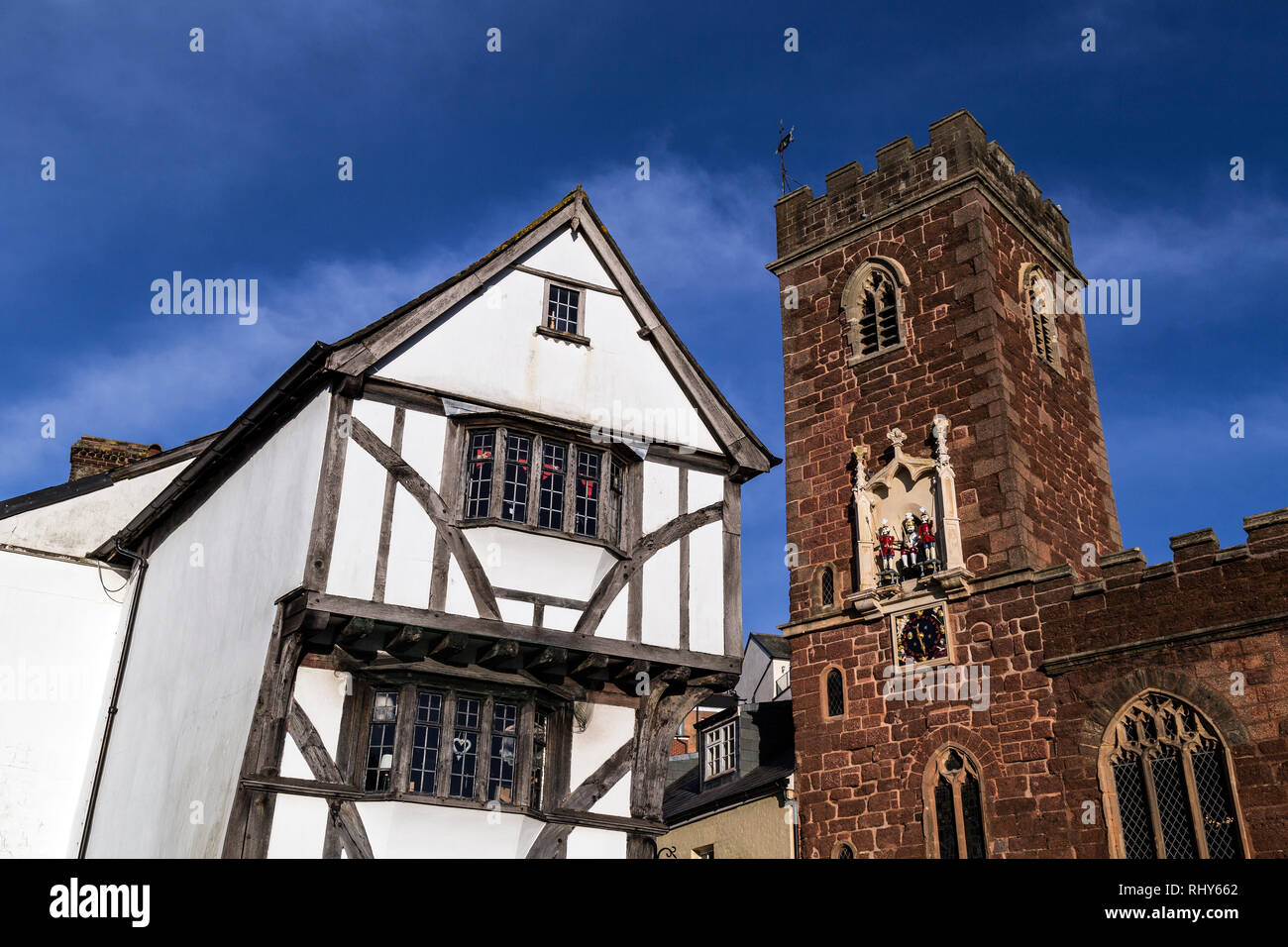 West gate exeter roman wall hi-res stock photography and images - Alamy