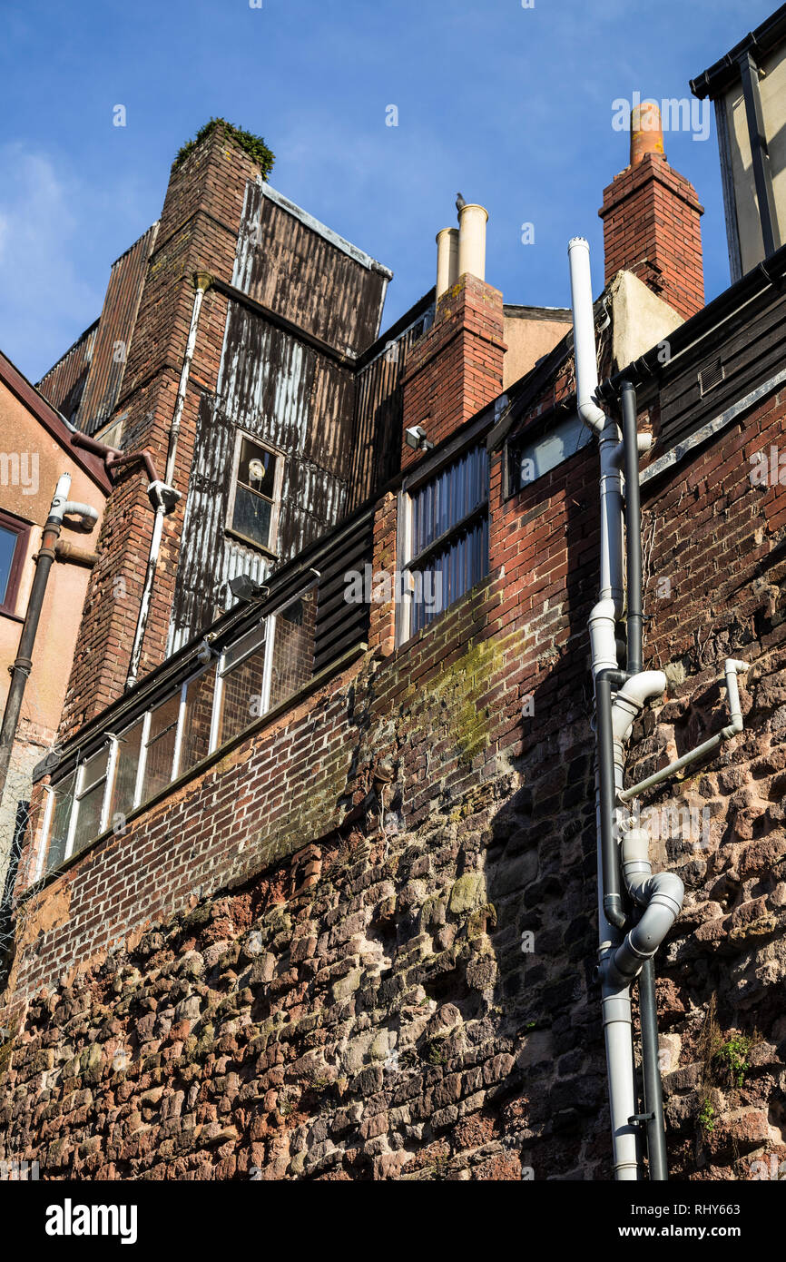 Exeters roman city wall hi-res stock photography and images - Alamy