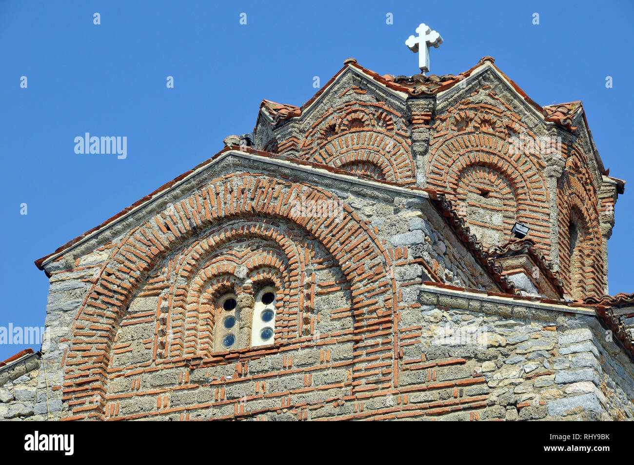 Church of St. John at Kaneo. UNESCO heritage, Macedonia, Europe Stock ...