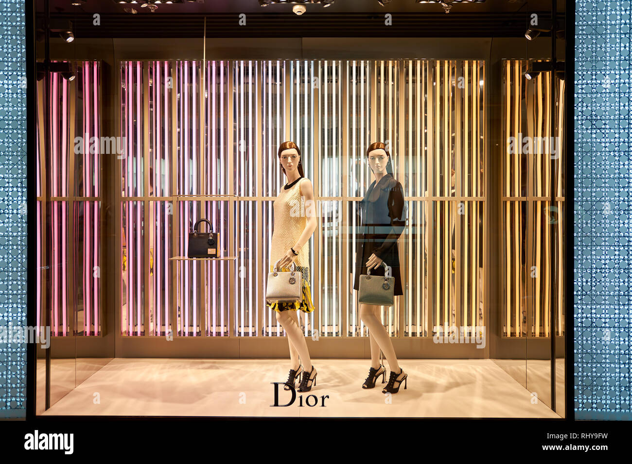 HONG KONG - JANUARY 26, 2016: design of Dior store at Elements Shopping ...